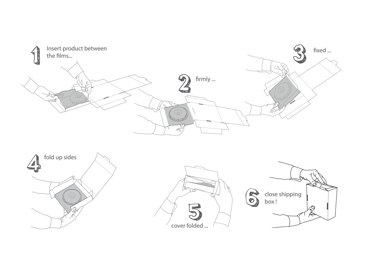 Suspension and single retention packaging LMFL533216 | Logimarkt