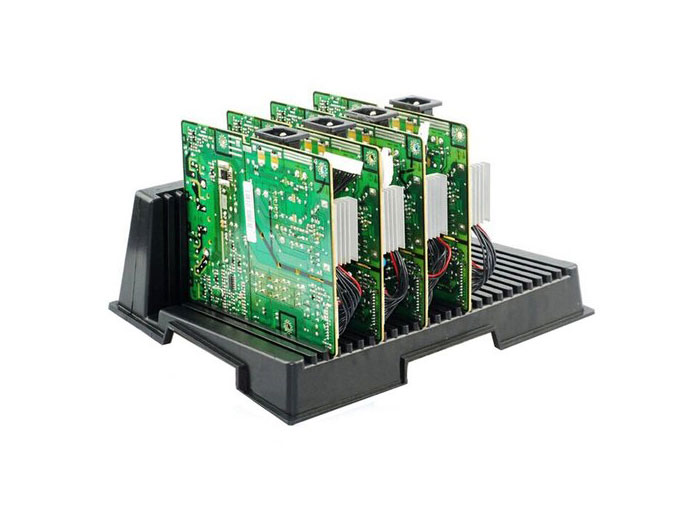 Rack systems and holders for ESD stackable boxes | Logimarkt